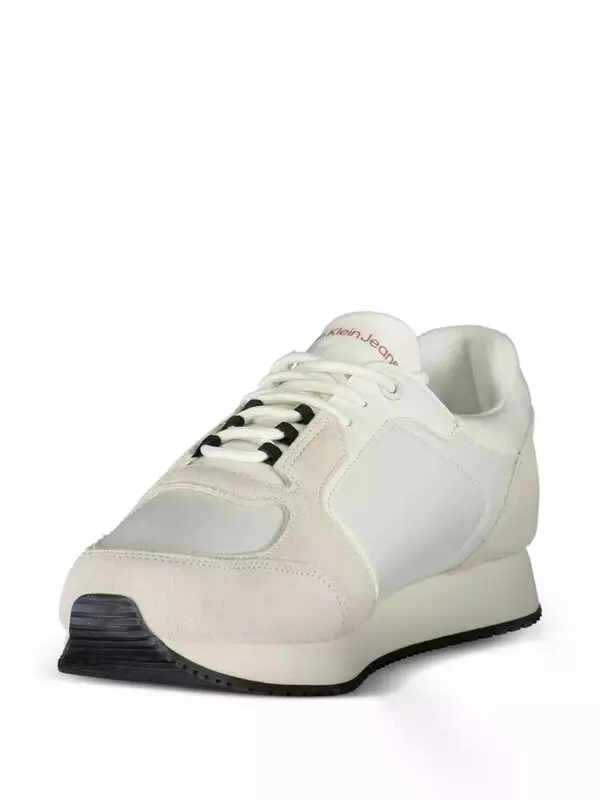 Calvin Klein Suede Panelled Logo-print Sneakers