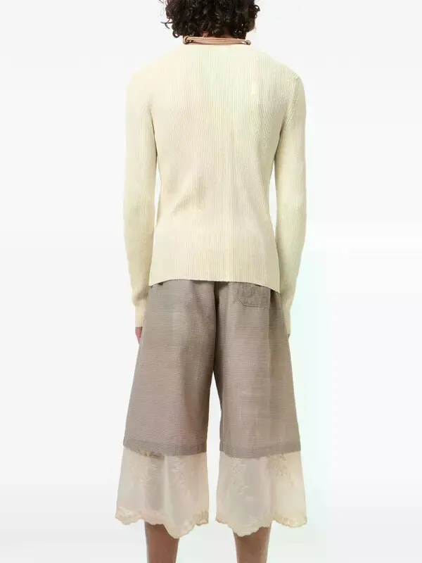 Our Legacy Ribbed Knit Sweater - Neutrals