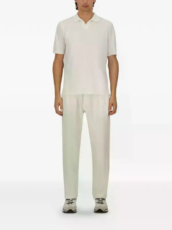 Herno Knitted Cotton Polo Shirt