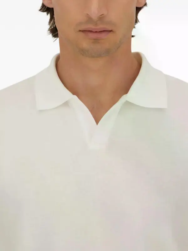 Herno Knitted Cotton Polo Shirt