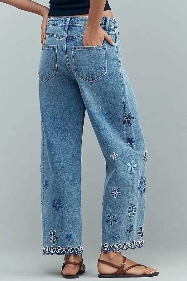 DRIFTWOOD Elaine High-rise Barrel Jeans