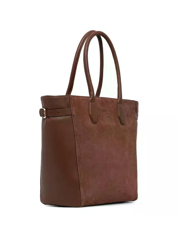Guess Suede-panel Tote Bag