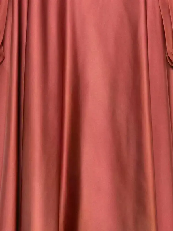 LE RJTANGE Wrap-design Belted Midi Dress