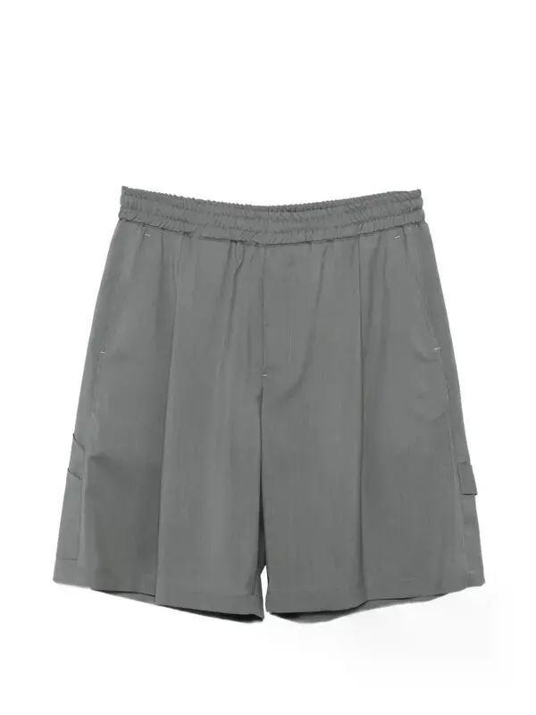 LOW BRAND Elastic-waist Bermuda Shorts