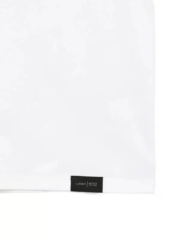LOW BRAND Logo-patch T-shirt