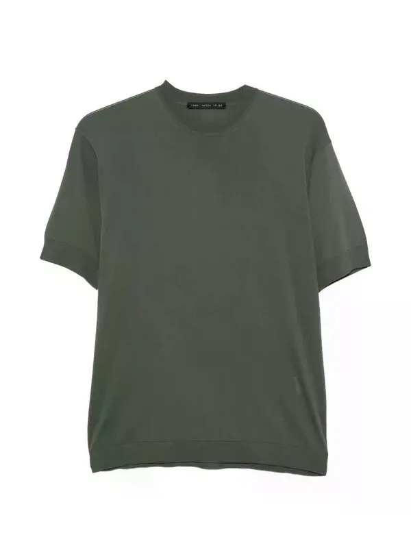 LOW BRAND Fine-knit T-shirt - Green
