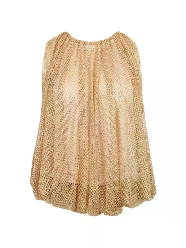 Sportmax Crystal-embellished Top - Gold