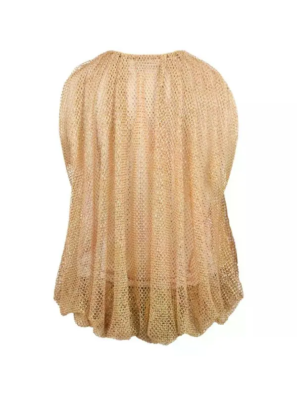 Sportmax Crystal-embellished Top - Gold