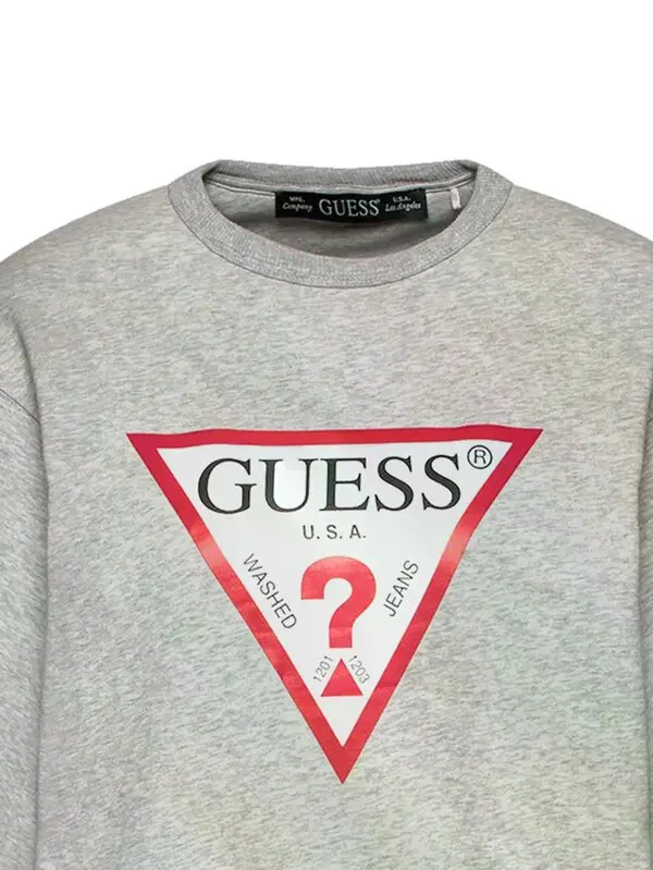 Guess Graphic-print Sweatshirt - Grey