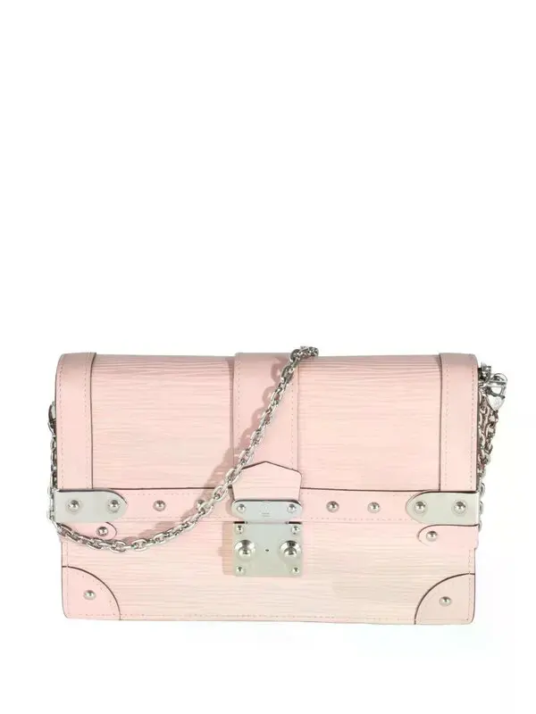 LOUIS VUITTON 2019 Epi Trunk Chain Wallet - Pink