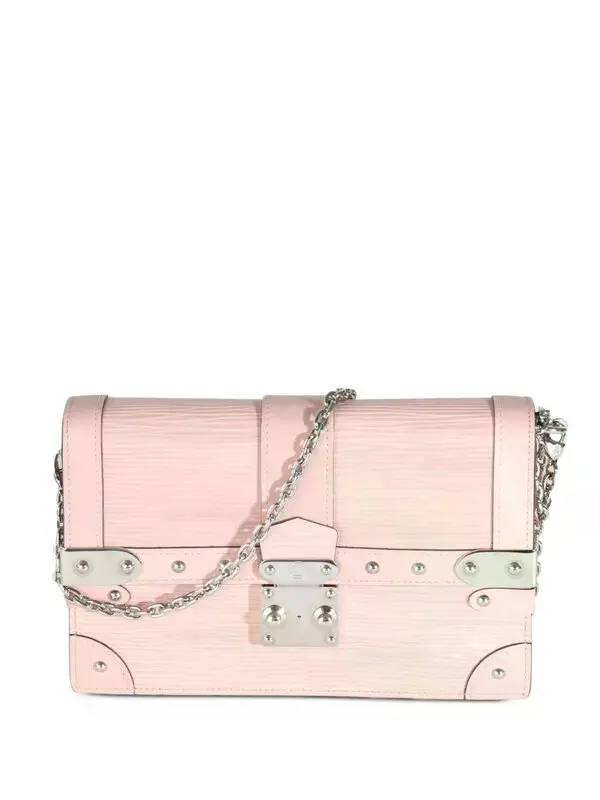 LOUIS VUITTON 2019 Epi Trunk Chain Wallet - Pink