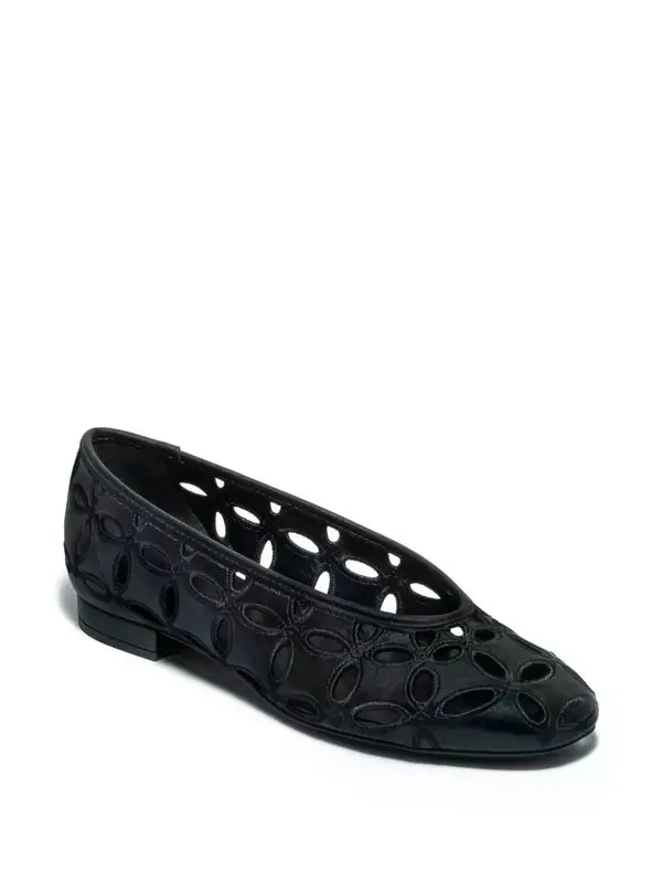 Bernardo Cut-out Ballet Flats - Black