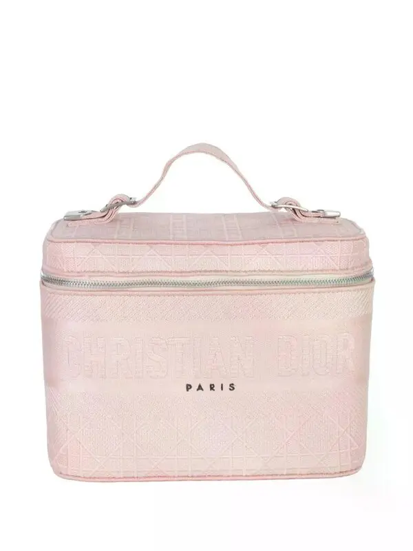 Dior Cannage Diortravel Vanity Case - Pink