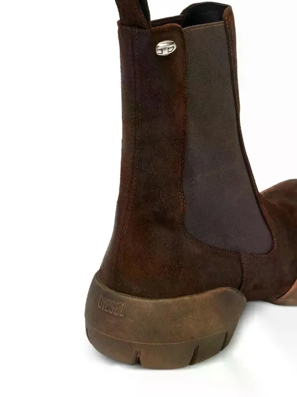 DIESEL® D-mathieu Suede Chelsea Boots - Brown