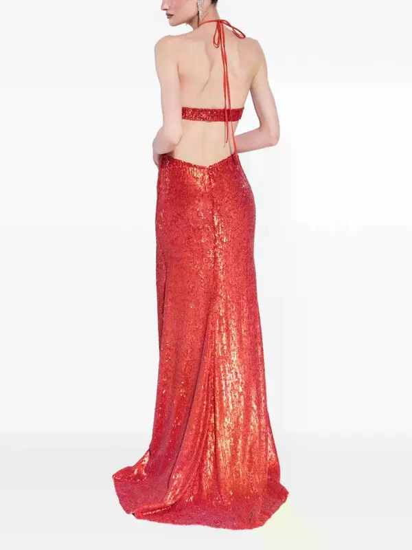 M.MARQUISE Aubrey Sequin-embellished Gown