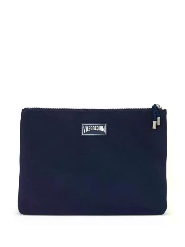 Vilebrequin Embossed Turtle Clutch - Blue
