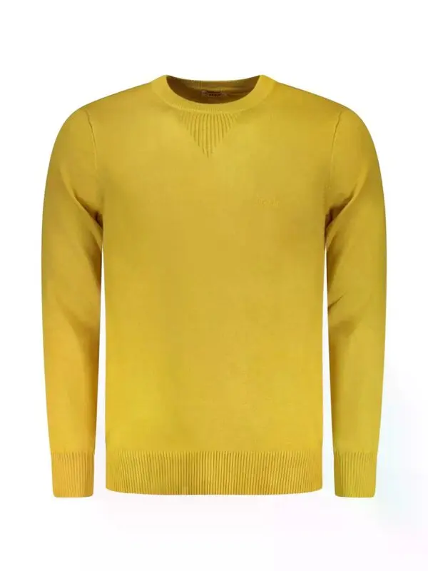 RIFLE Embroidered Logo Crew-neck Sweater