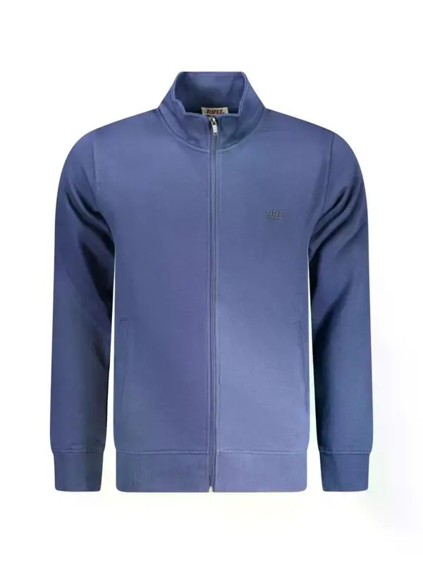 RIFLE Zip-up Cotton Sweater