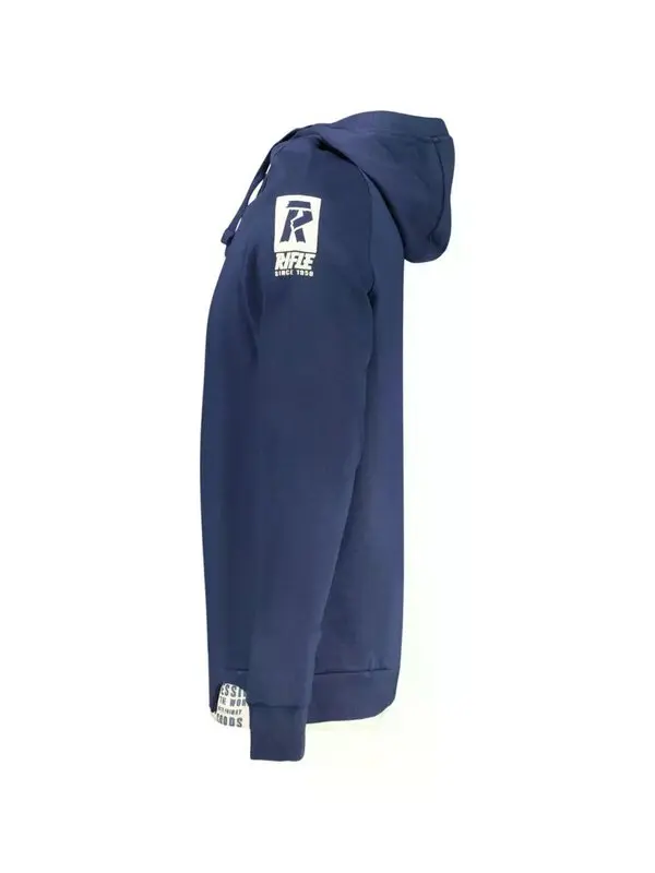 RIFLE Logo-patch Raglan-sleeve Hoodie