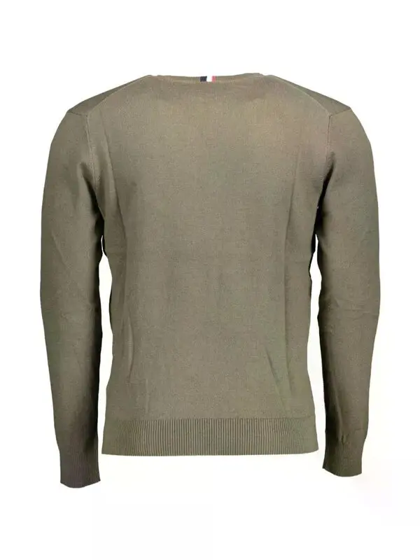 U.s. Polo Assn. Embroidered-logo Crew-neck Jumper