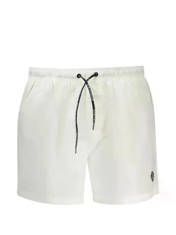 NORTH SAILS Logo Patch Swim Shorts - White