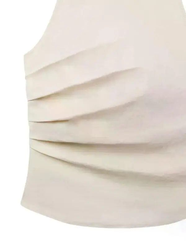 A.L.C. Sylvie Pleated Top - Neutrals