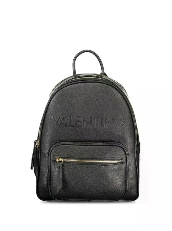 MARIO VALENTINO Logo-debossed Pebbled Backpack