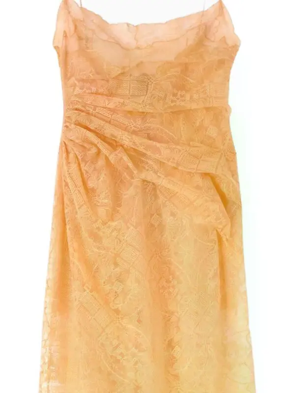 Ermanno Scervino Lace-draped Maxi Dress