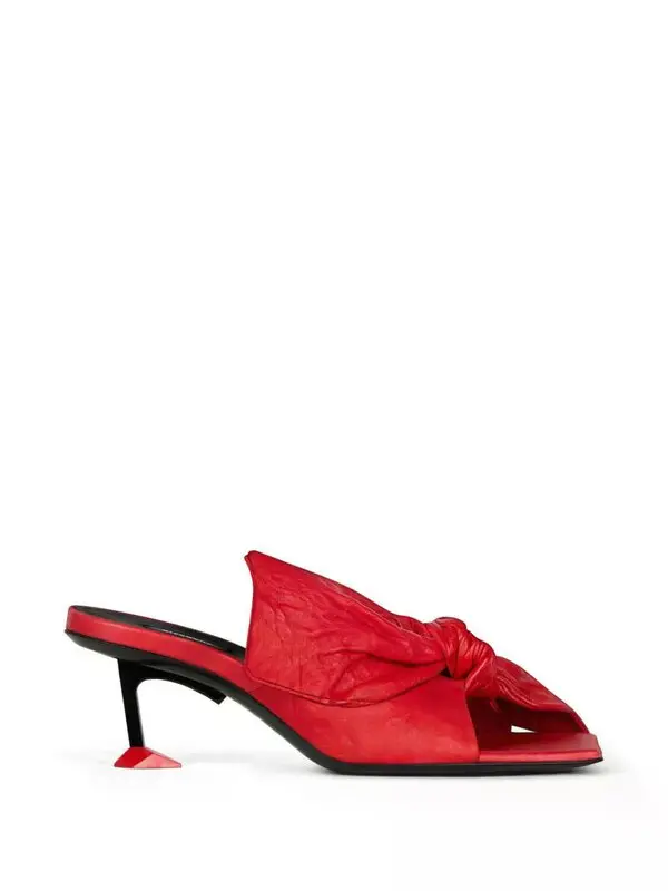Givenchy Boudoir Bow Sandals - Red