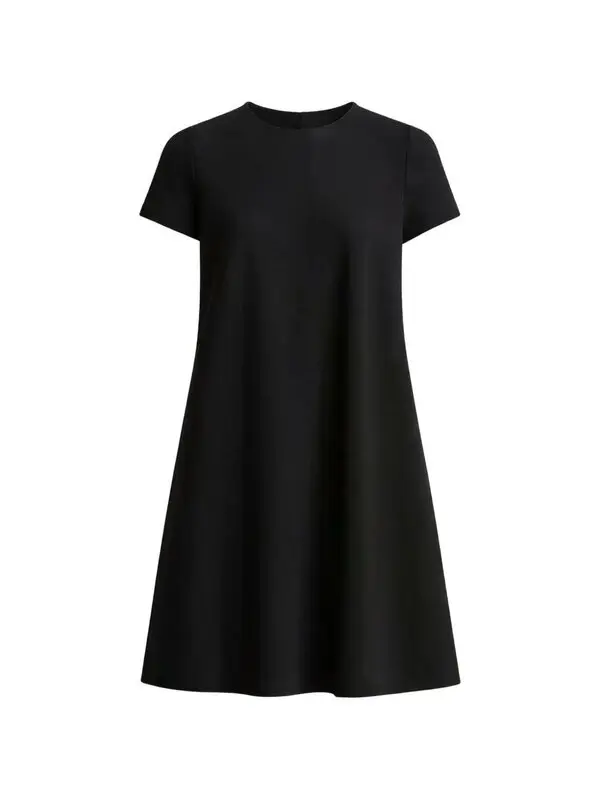 Vince A-line Short-sleeve Dress - Black