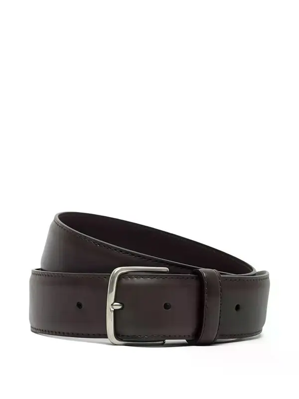 THE ROW Buckle-fastening Leather Belt - Brown