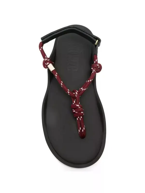 Flowze Rope-strap Sandals - Red