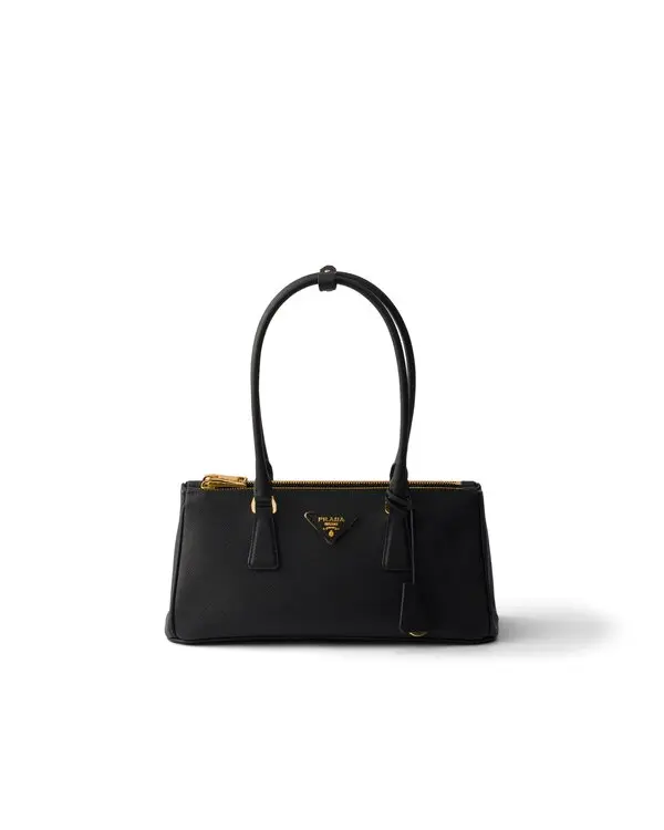 Prada Galleria Medium Saffiano Leather Bag - Black