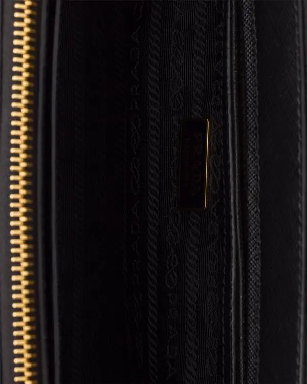 Prada Galleria Medium Saffiano Leather Bag - Black
