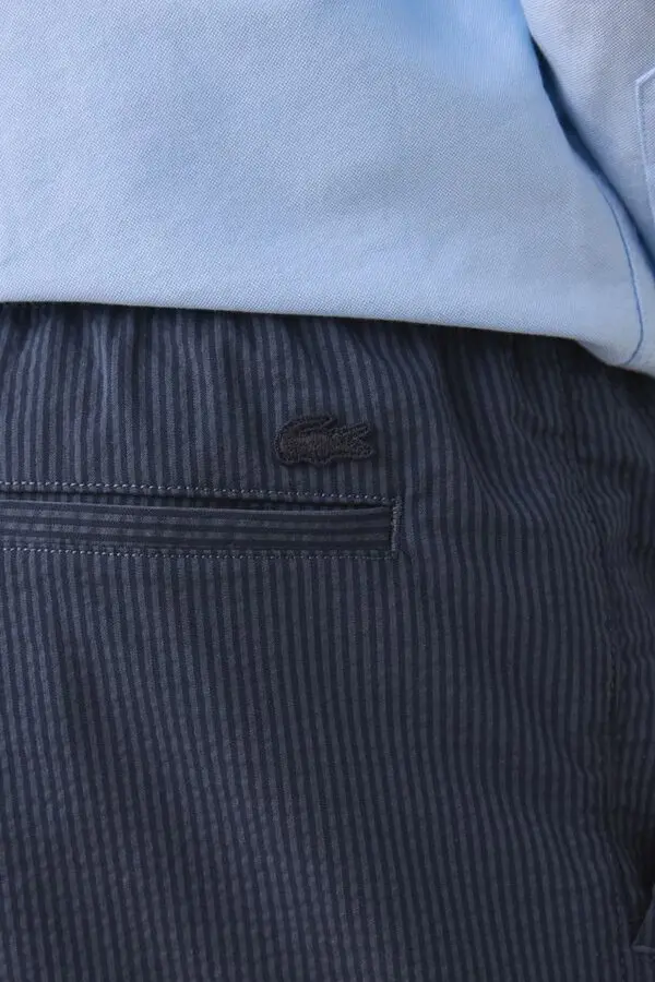 Lacoste Waffle Texture Cotton Shorts