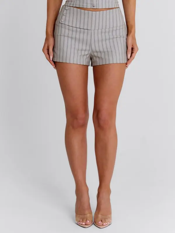 OUTCAST Ariyah Striped Shorts