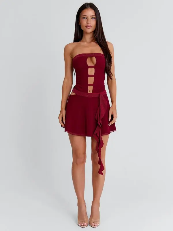 OUTCAST Nina Mini Dress - Red