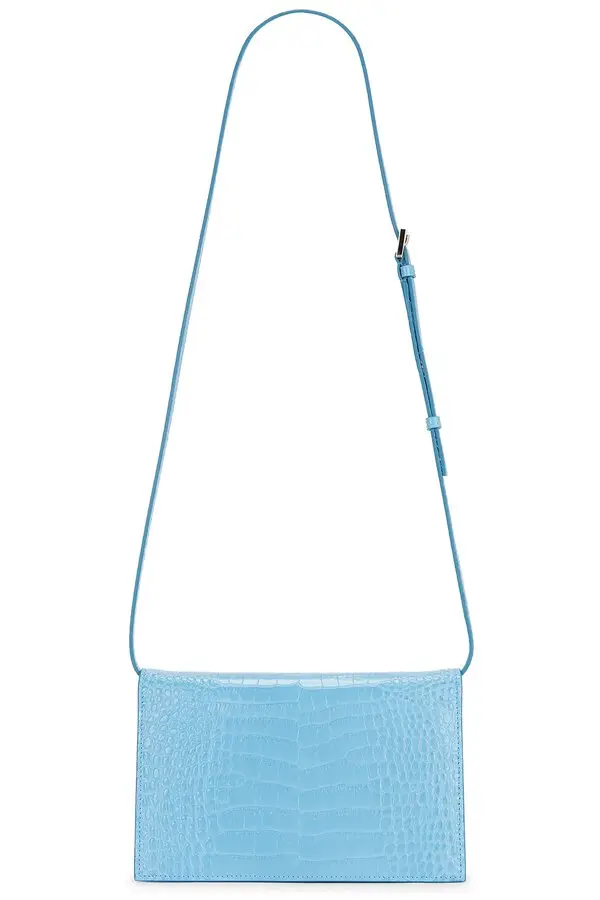 TOM FORD Soft Printed Croc Mini Bag - Lichen Blue