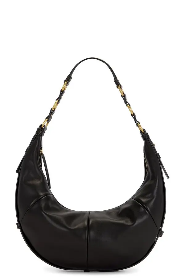 Saint Laurent Saharienne Hobo Bag - Noir