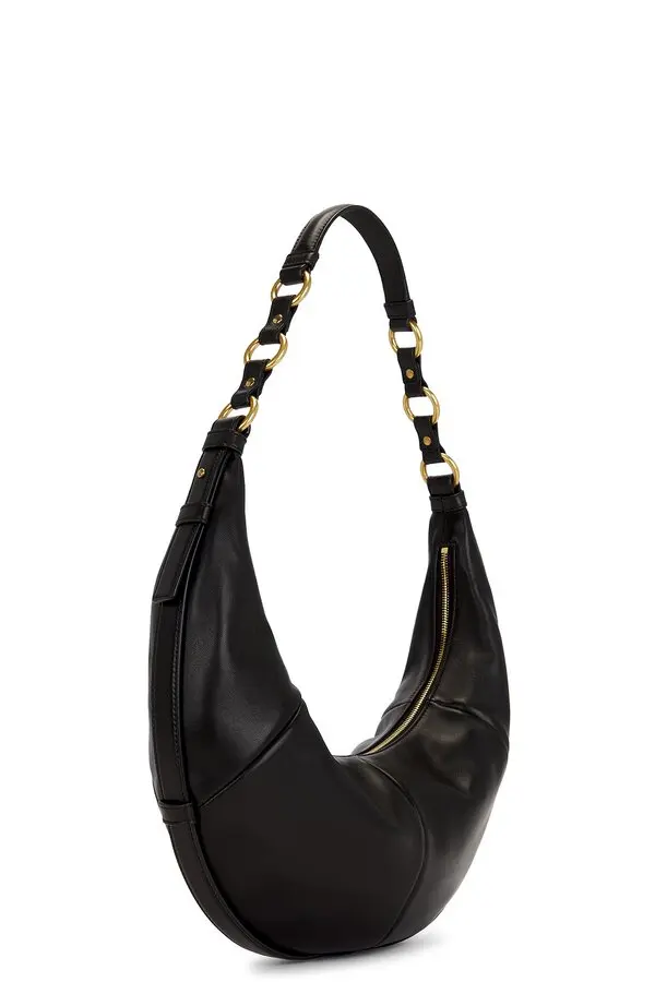 Saint Laurent Saharienne Hobo Bag - Noir