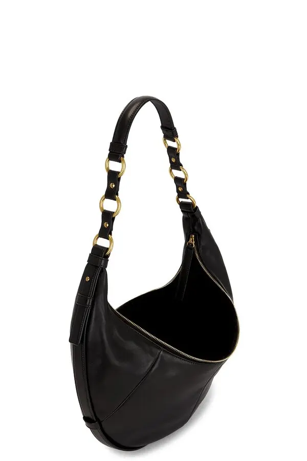 Saint Laurent Saharienne Hobo Bag - Noir