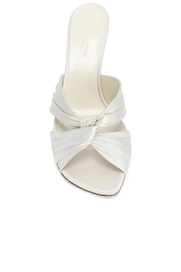 Le Monde Beryl Antonia Kitten Heel Sandal - Ivory