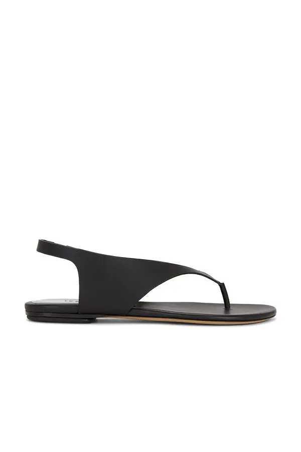 Le Monde Beryl Langley Thong Flat Sandal - Black