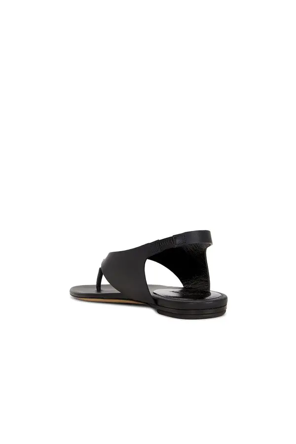 Le Monde Beryl Langley Thong Flat Sandal - Black
