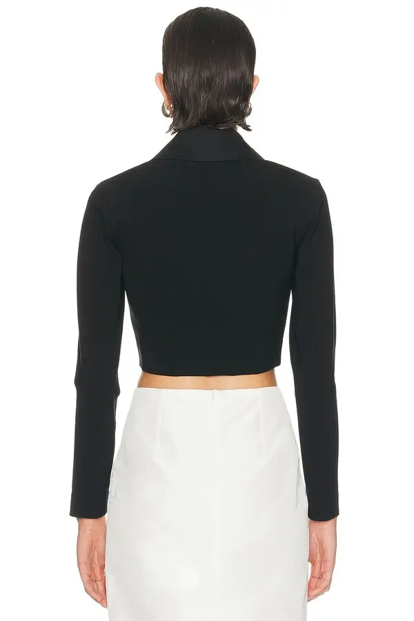 JIL SANDER Zip Up Jacket - Black
