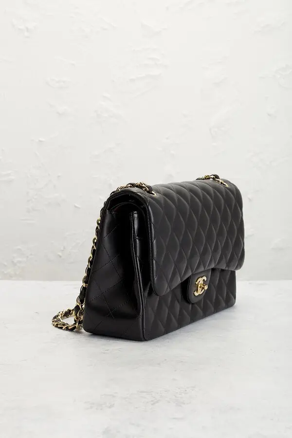 Chanel Lambskin Jumbo Double Flap Bag