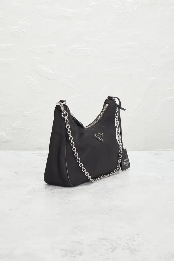Prada Re-edition 2005 Re-nylon Shoulder Bag - Black