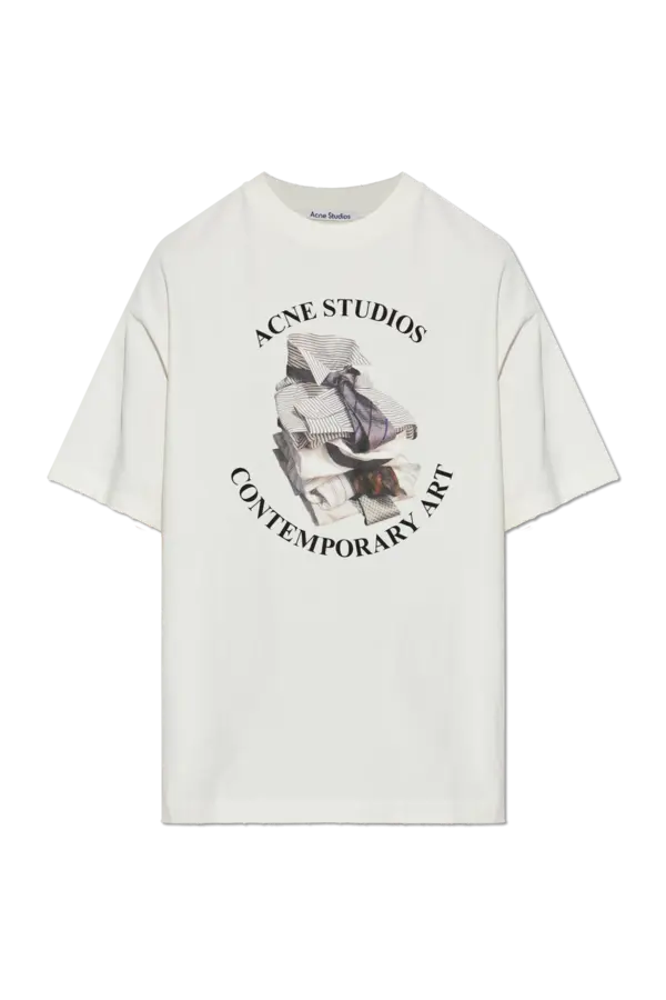 Acne Studios T-shirt With Logo - White