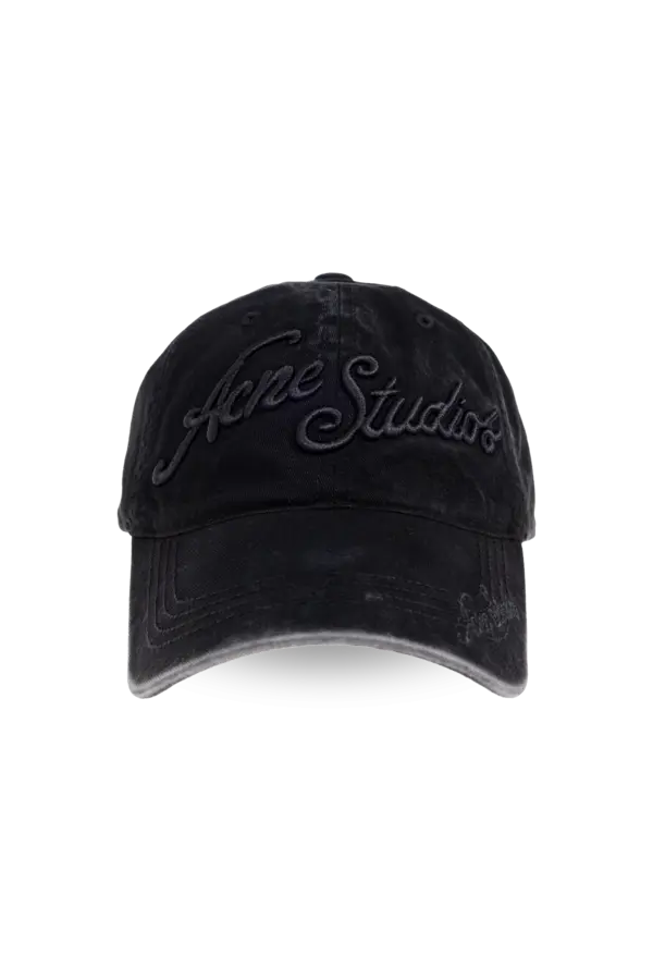 Acne Studios Baseball Cap - Black