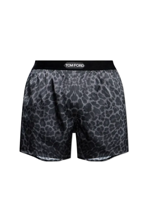 TOM FORD Silk Lingerie Shorts - Grey